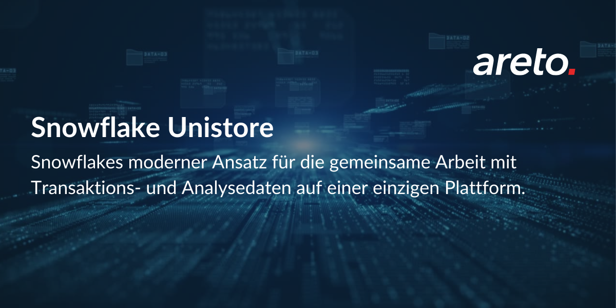 Snowflake Unistore - Erleben Sie die Macht von Hybrid Tables!